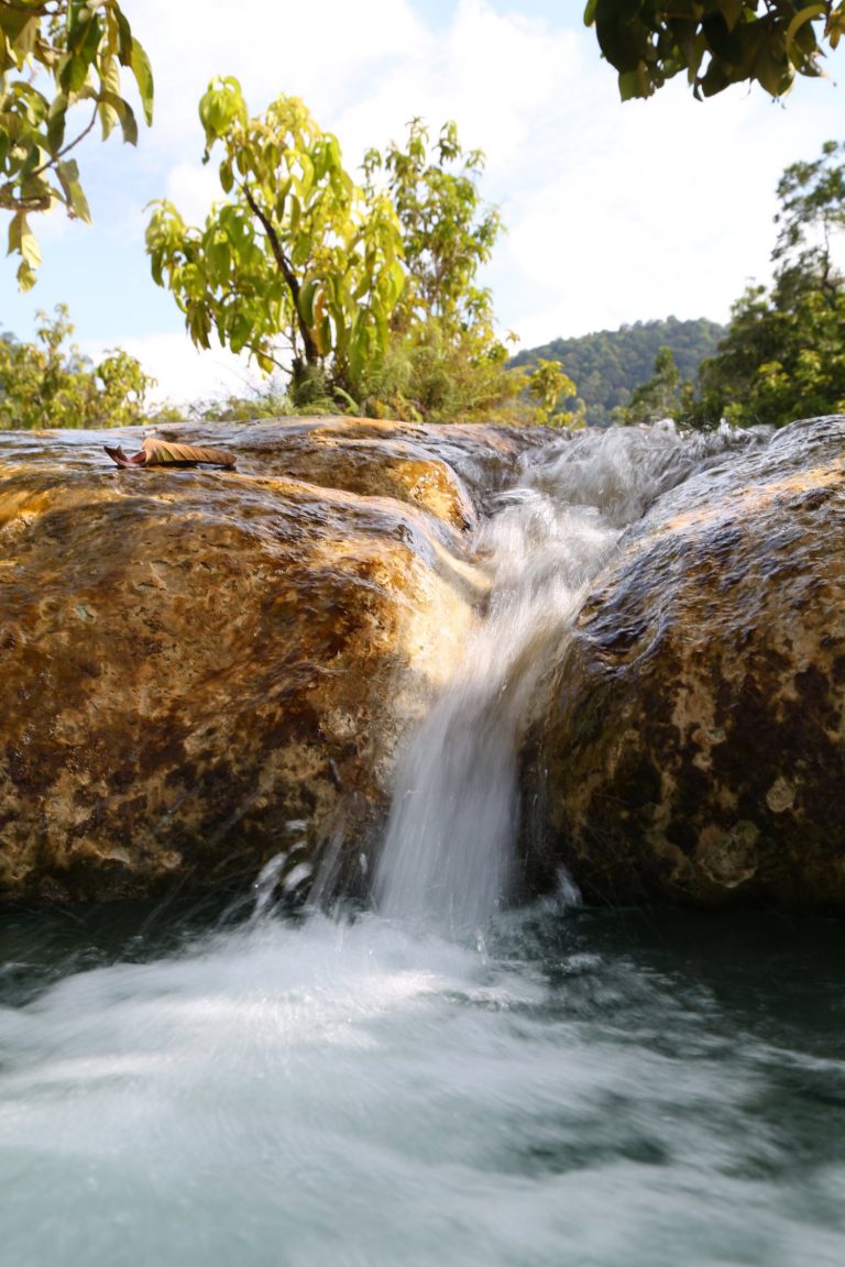A Shot of Color in the Jungle, Emerald Pool and the Blue Pool - With a ...