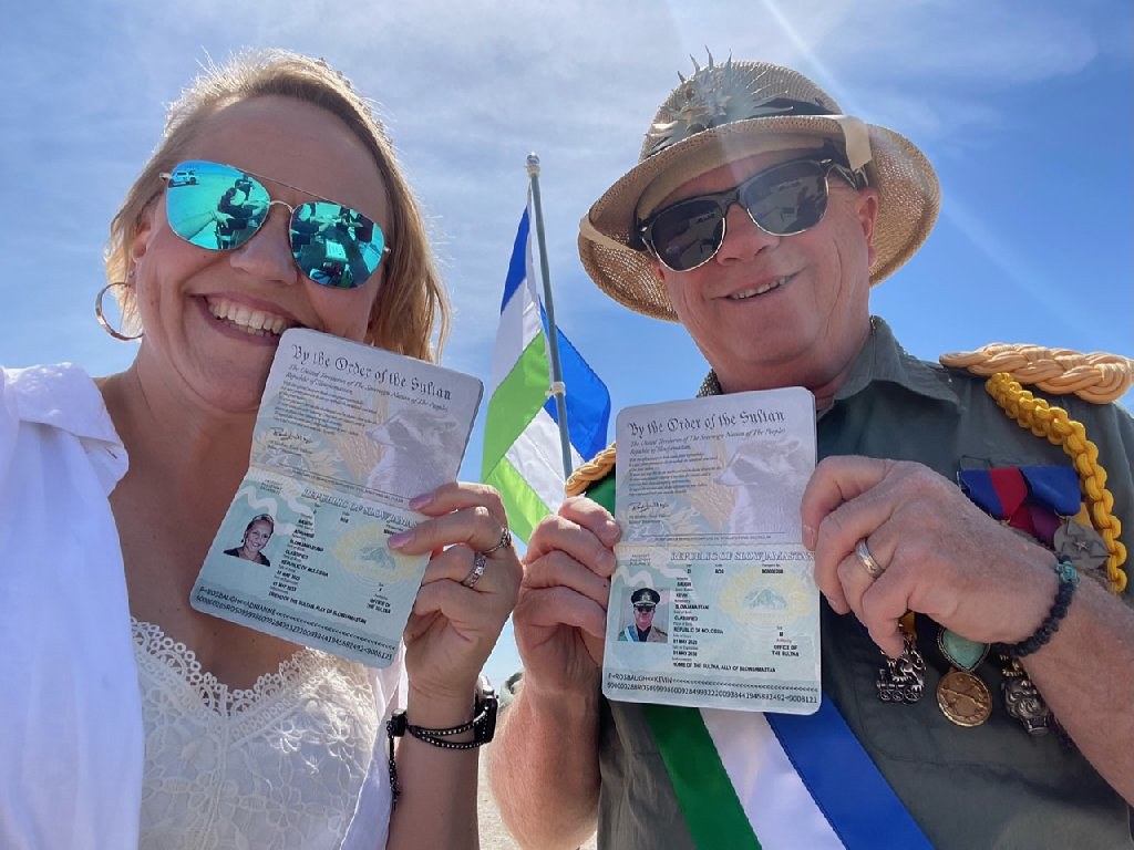 President Kevin Baugh, His Excellency of the Republic of Molossia ...